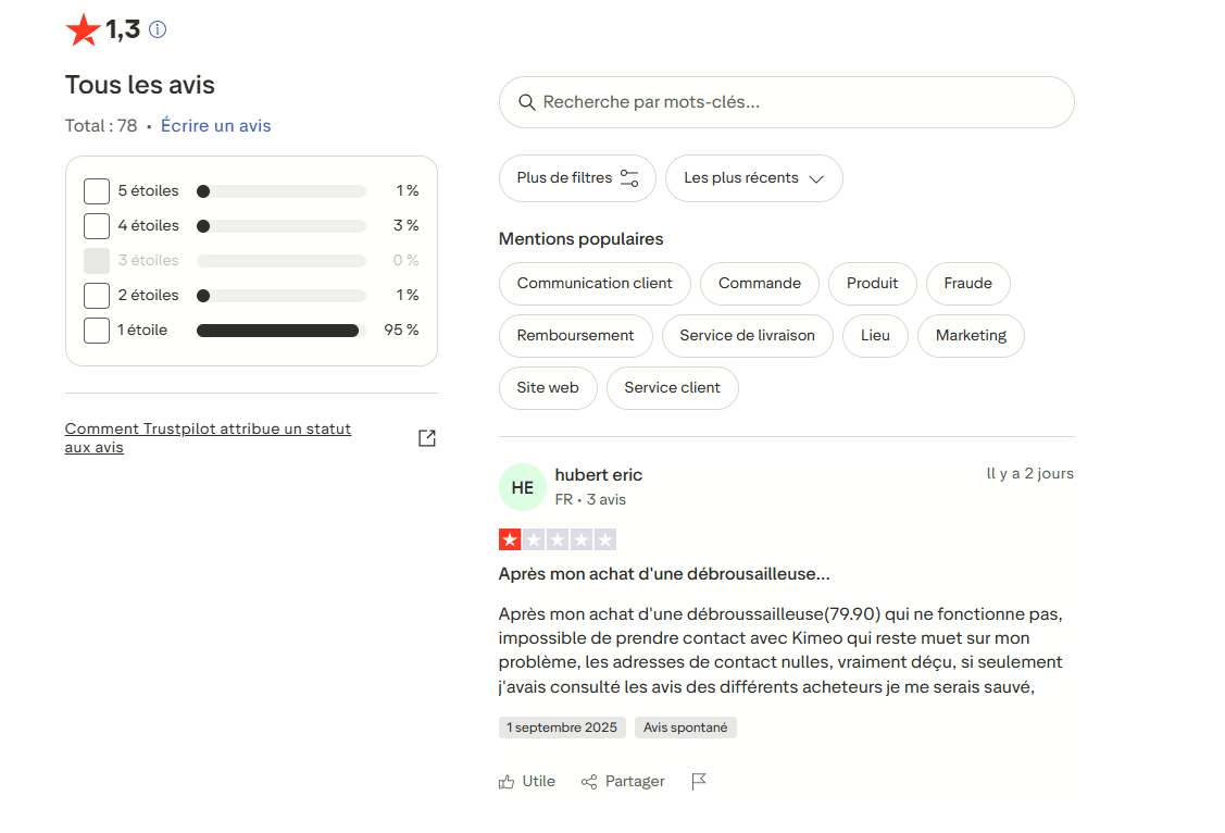 Avis sur Kimeo Shop : test complet et retours clients 2026