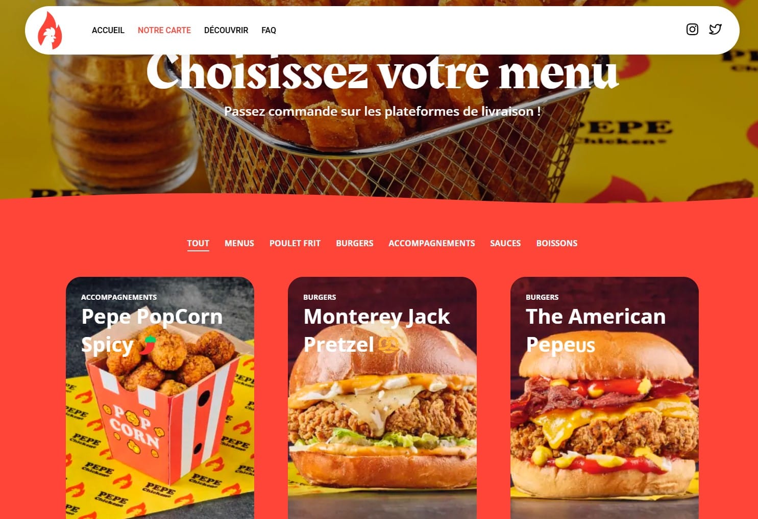 Pepe Chicken halal : poulet frit certifié livré dans 80 villes